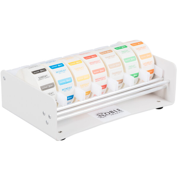 Noble Products Monday 1" Dissolvable Day of the Week Label - 1000/Roll