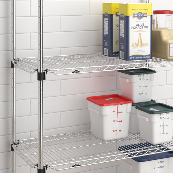 Metro EZA-2448NC Super Erecta EZ-ADD 24" x 48" Chrome Wire Shelf