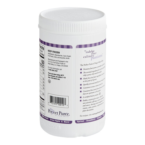 Perfect Puree Blackberry Puree 30 oz. - 6/Case