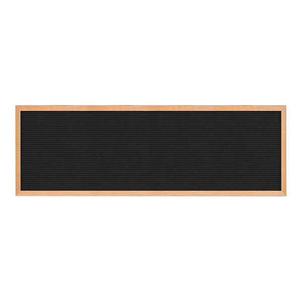 United Visual Products 36" x 12" Black Countertop Menu Letterboard with ...