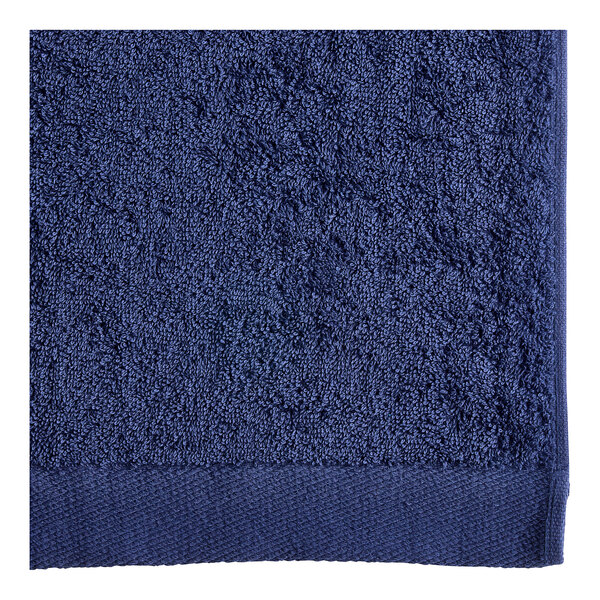 Oxford Premium 32" x 66" Navy Blue 100% Ringspun Cotton Pool Towel 18.5 ...