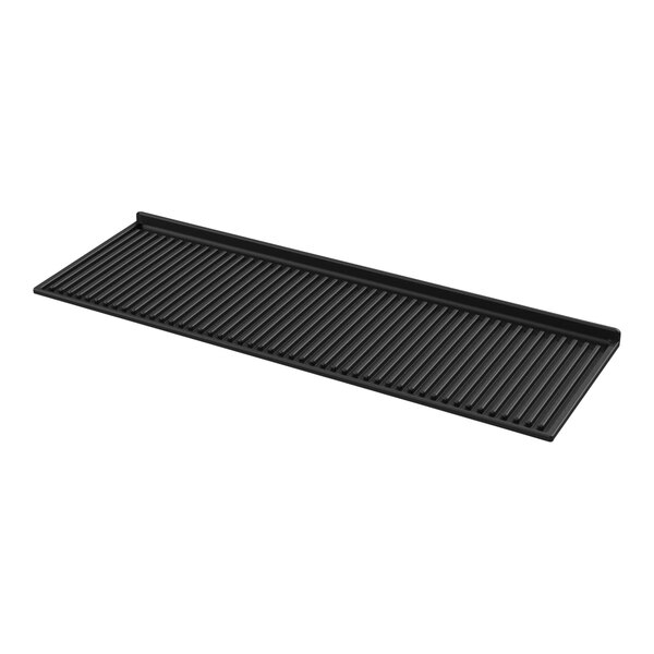 Borray Manufacturer Inc. 48" x 15 1/2" x 2 1/2" Black ABS Meat Shelf ...