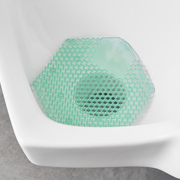 Fresh Products Wave 3D 3WDS-F-010I060M-02 Cucumber Melon Scent Urinal Screen - 10/Pack