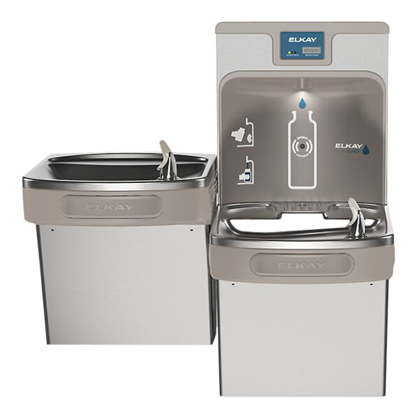 Zurn Elkay LZSTL8WSSP-PF ezH2O 8 GPH Stainless Steel Hands-Free PFOA / PFOS Filtered Bottle ...