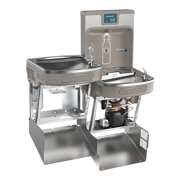 Zurn Elkay LZSTL8WSSP-W1 ezH2O 8 GPH Smart Connected Stainless Steel Hands-Free Filtered Bottle ...