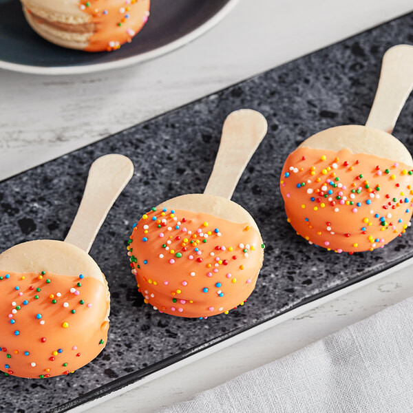 Coco Bakery 2" Salted Caramel Macaron Pop - 96/Case