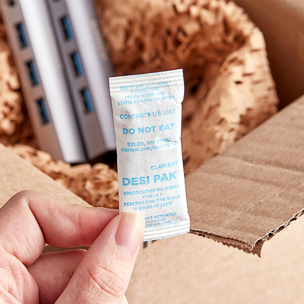 Clariant Desi Pak 1/6 Unit (6 Gram) Desiccant Bentonite Clay Packet ...