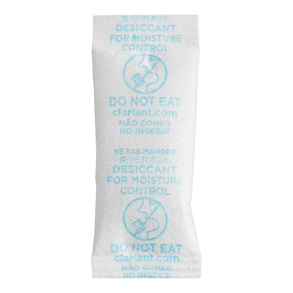 Clariant Sorb-It 2 Gram Desiccant Silica Packet - 3000/Case
