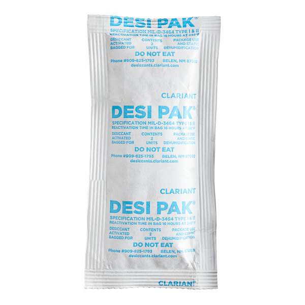 Clariant Desi Pak 2 Unit (66 Gram) Desiccant Bentonite Clay Packet ...
