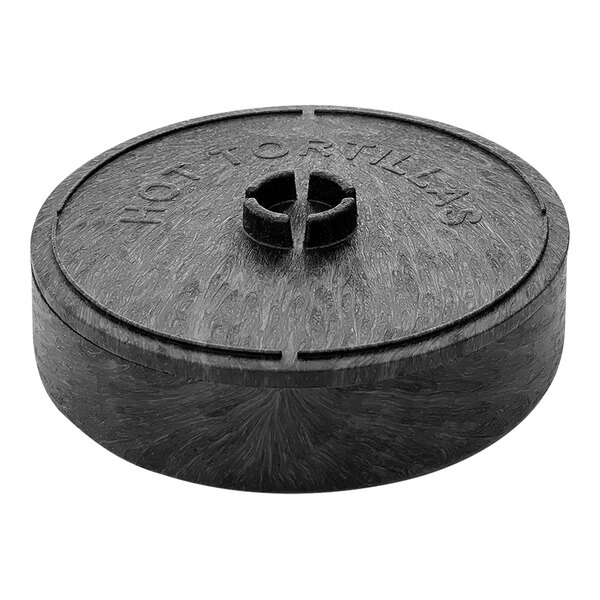 HS Inc. 7" Charcoal Polyethylene Tortilla Server - 12/Case
