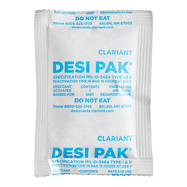 Clariant Desi Pak 1 Unit (33 Gram) Desiccant Bentonite Clay Packet ...
