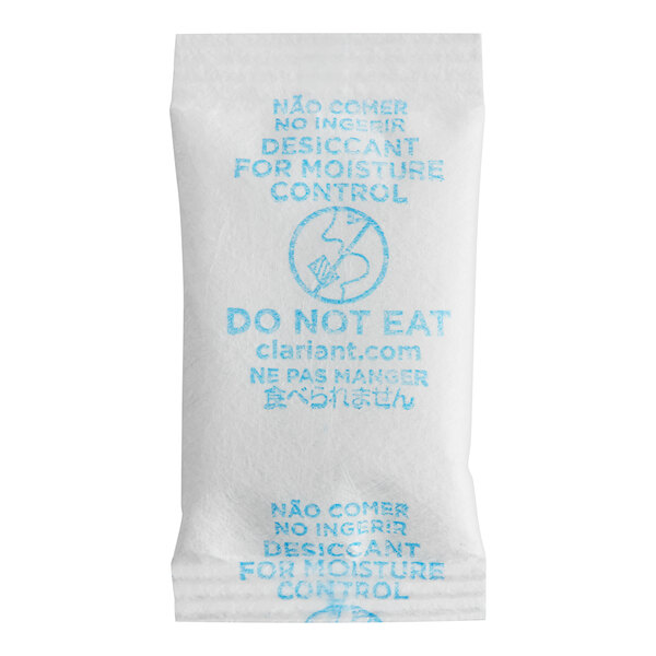 Clariant Sorb-It 3 Gram Desiccant Silica Packet - 2000/Case