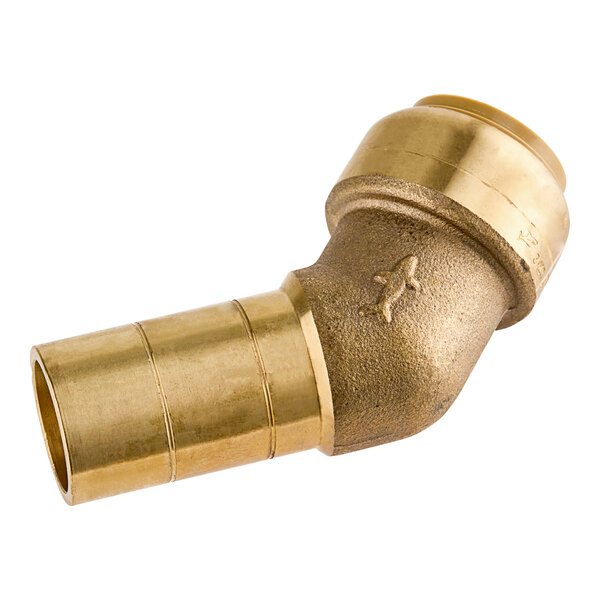 SharkBite™ U620LF 3/4" x 3/4" Brass Push-To-Connect 45 Degree Street Elbow