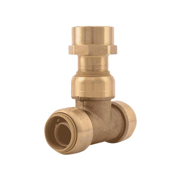 SharkBite™ U462LF 3/4" x 3/4" x 3/4" Brass Push-To-Connect FNPT Center Tee