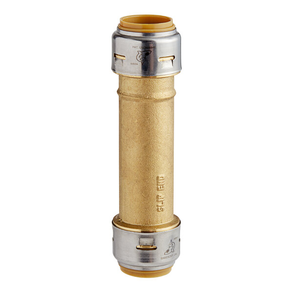 SharkBite Max™ UR3016 3/4" x 3/4" Brass Push-To-Connect Slip Coupling