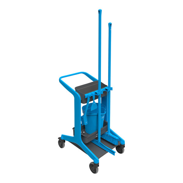 Vikan HyGo Blue Mobile Cleaning Station 57003
