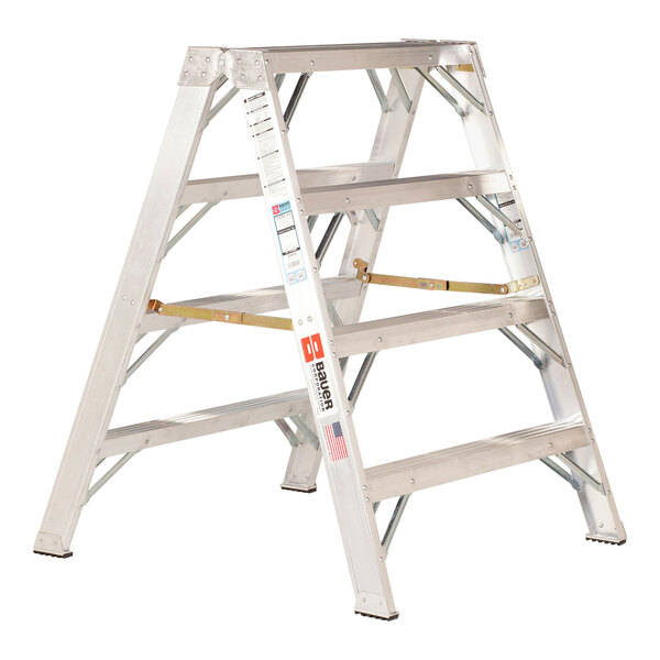 Bauer Corporation 200 Series Type 1A 36" Aluminum 2-Way Sawhorse Ladder ...
