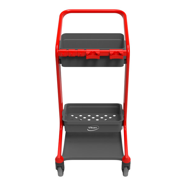 Vikan HyGo Red Mobile Cleaning Station 57004