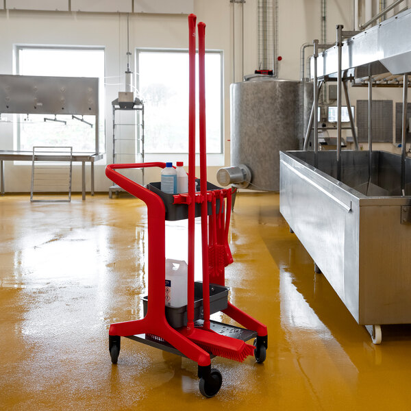 Vikan HyGo Red Mobile Cleaning Station 57004