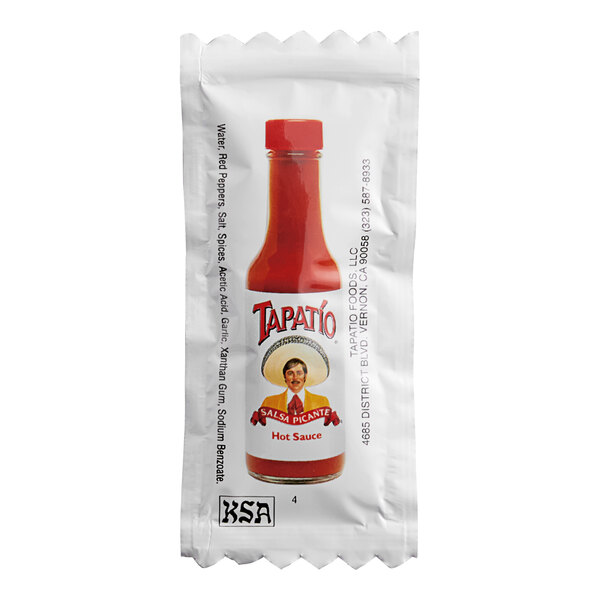 Tapatio Hot Sauce 7 Gram Packet - 500/Case
