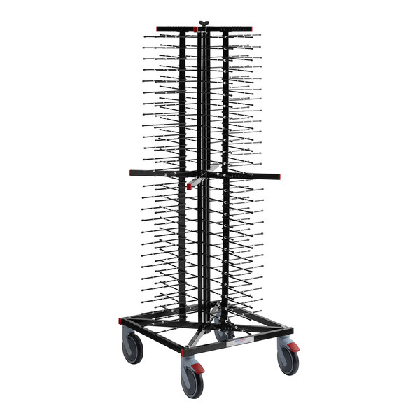 JackStack 104-Plate Extra-Long Mobile Pizza Plate Rack JS104/9"