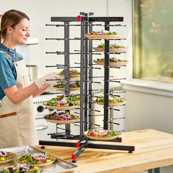 JackStack 36-Plate Swivel Countertop Plate Rack JS036C