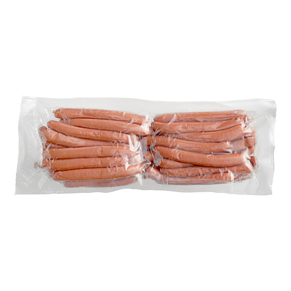 Sabrett 6 3/8" 10/1 Natural Casing Beef Frank - 50/Pack