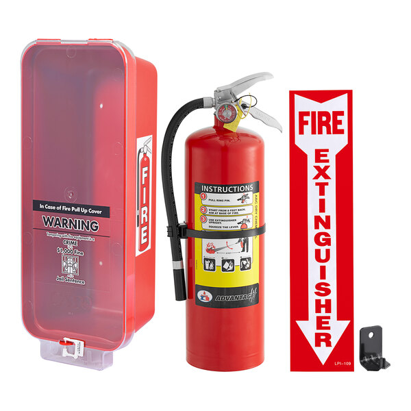 Badger Advantage ADV-10 10 lb. Dry Chemical Untagged Rechargeable Fire ...