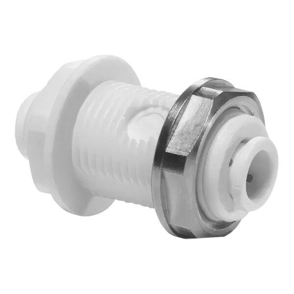 John Guest® PP1212W 3/8" White Polypropylene Push-To-Connect Bulkhead ...