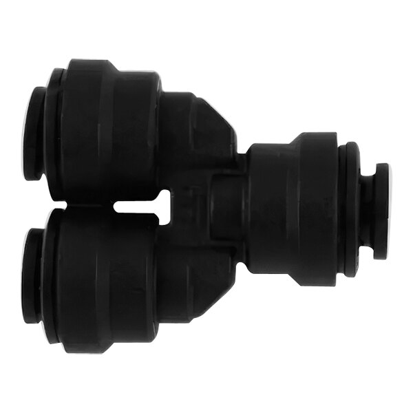 John Guest® PP2308E 1/4" Black Polypropylene Push-To-Connect Two-Way ...