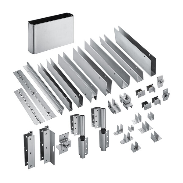 ASI Accurate Partitions Solid Plastic HDPE Stall Partition
