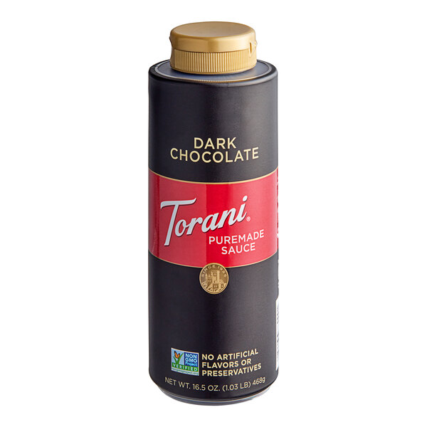 Torani Puremade Dark Chocolate Flavoring Sauce 12 fl. oz. (16.5 oz ...