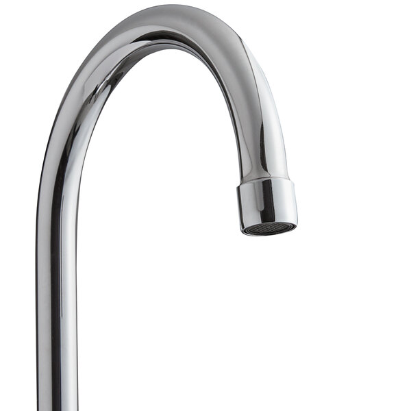 Waterloo Wall-Mount Hands-Free Sensor Faucet with 6 3/16" Gooseneck ...