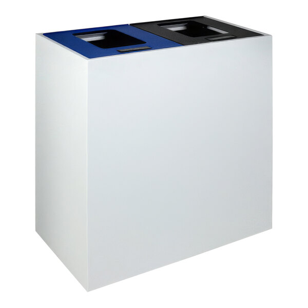 Busch Systems Mezzo 101510 30 Gallon Powder-Coated Steel Two Stream ...