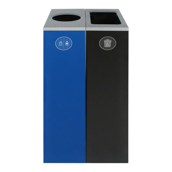 Busch Systems Spectrum 101184 20 Gallon Slim Color-Coded Powder-Coated ...