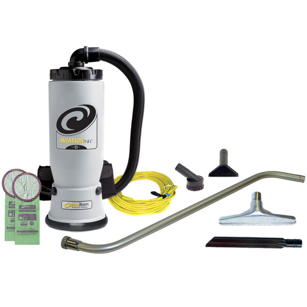 ProTeam 106542 6 Qt. AviationVac Transportation Backpack Vacuum with ...