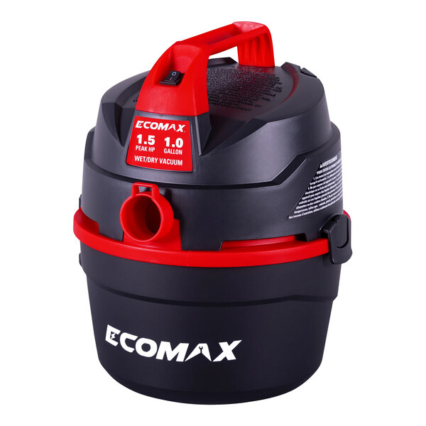 Ecomax EM18101P-1H 1 Gallon 1 1/2 Peak hp Wall-Mount Wet / Dry Vacuum ...