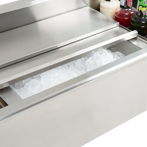 Eagle Group B3CT-16D-22 36" Underbar Cocktail / Ice Bin with Eight ...