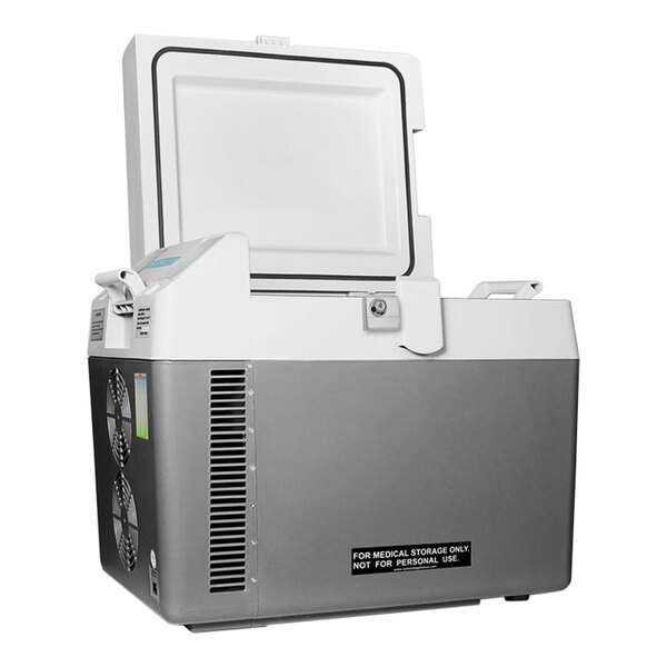 Summit Appliance SPRF26M Accucold .88 Cu. Ft. Gray / White DC-Powered ...