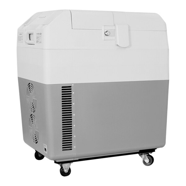 Summit Appliance SPRF36M2 Accucold 1.0 Cu. Ft. Gray / White DC-Powered ...