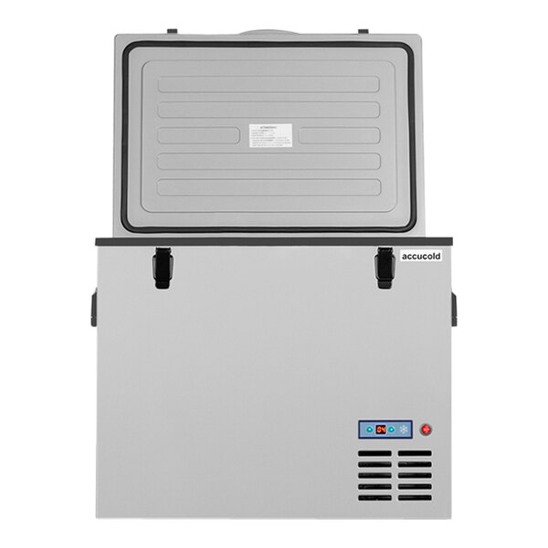 Summit Appliance SPRF56 Accucold 1.94 Cu. Ft. Gray DC-Powered Portable ...