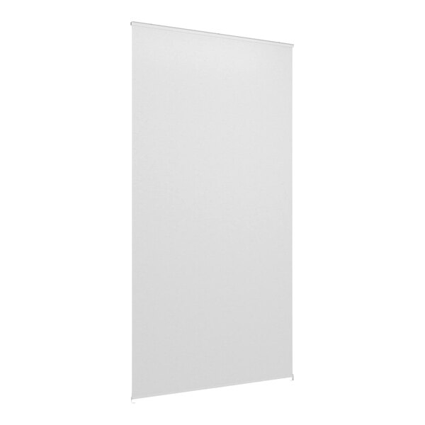 Econoco Aspect 45 3/8" x 85 5/8" Gloss White Banner Screen Kit for ...