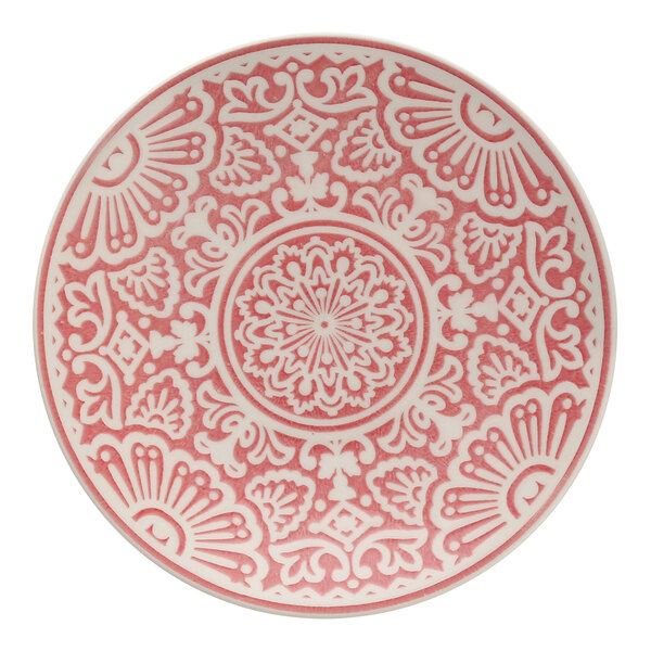 Havana by Fortessa 6 1/4" Rose Vitraluxe Coupe Plate - 4/Case