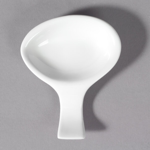 10 Strawberry Street WTR-SMSPOON Whittier 4 3/4" White Porcelain Small ...