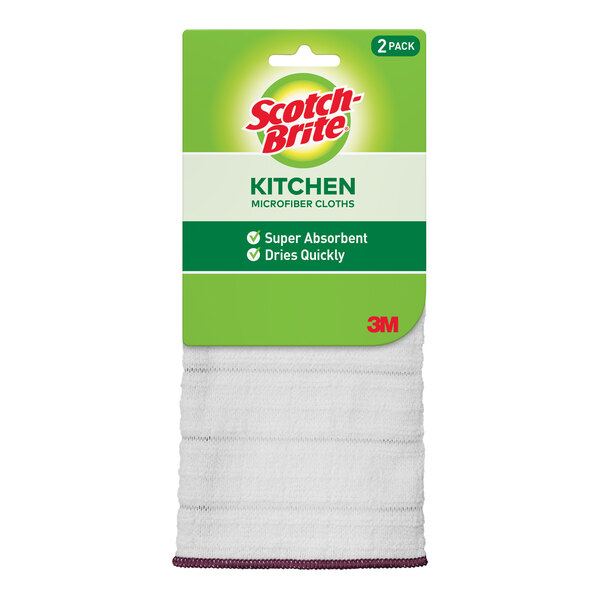 3M Scotch-Brite™ Microfiber Kitchen Cloth 70007037024 - 2/Case