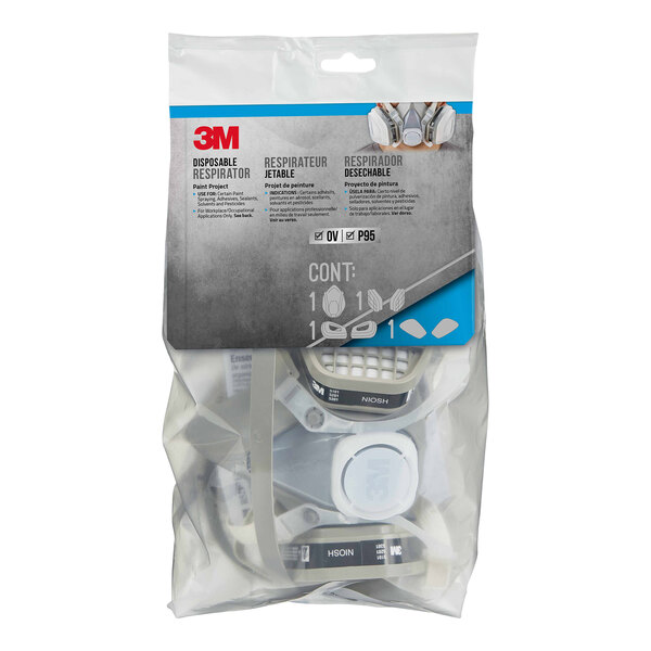 3M Disposable Solvent and Chemical Respirator 70006986445