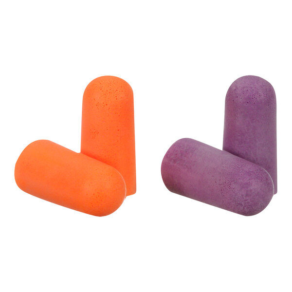 3M Multicolor Disposable Foam Earplug Pair 7100156923 - 80/Pack