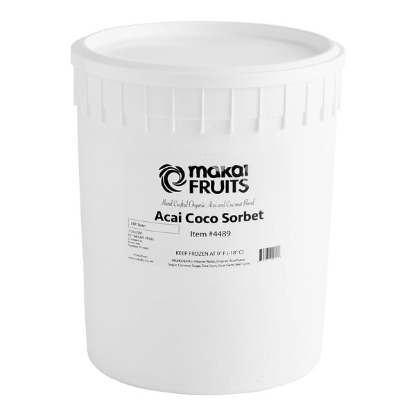 Makai Acai Coconut Organic Sorbet 3 Gallon