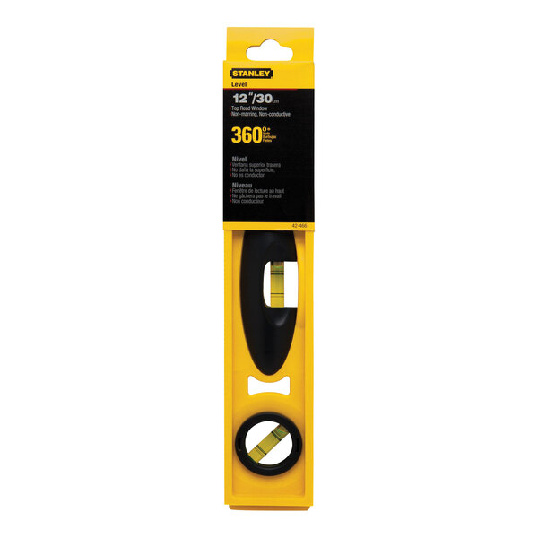 Stanley 12" High-Impact ABS Plastic Level 42-466