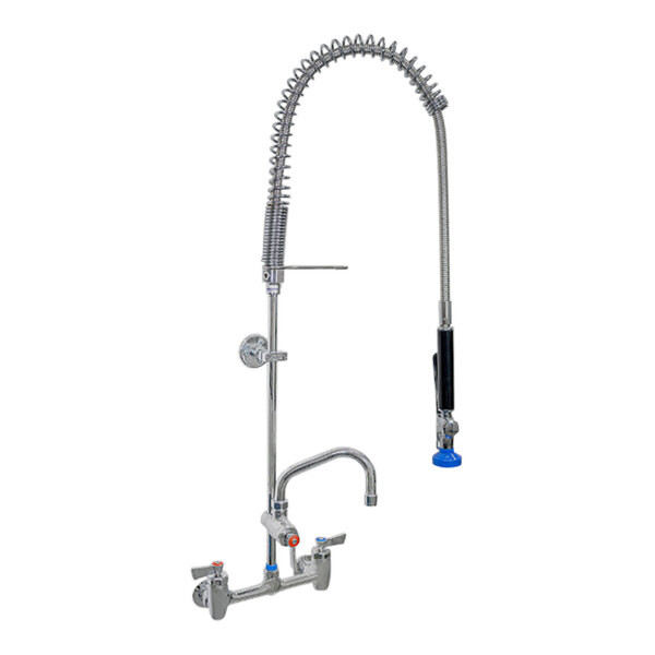 Fisher 34430 Backsplash-Mount Pre-Rinse Faucet with 12" Wall Bracket ...